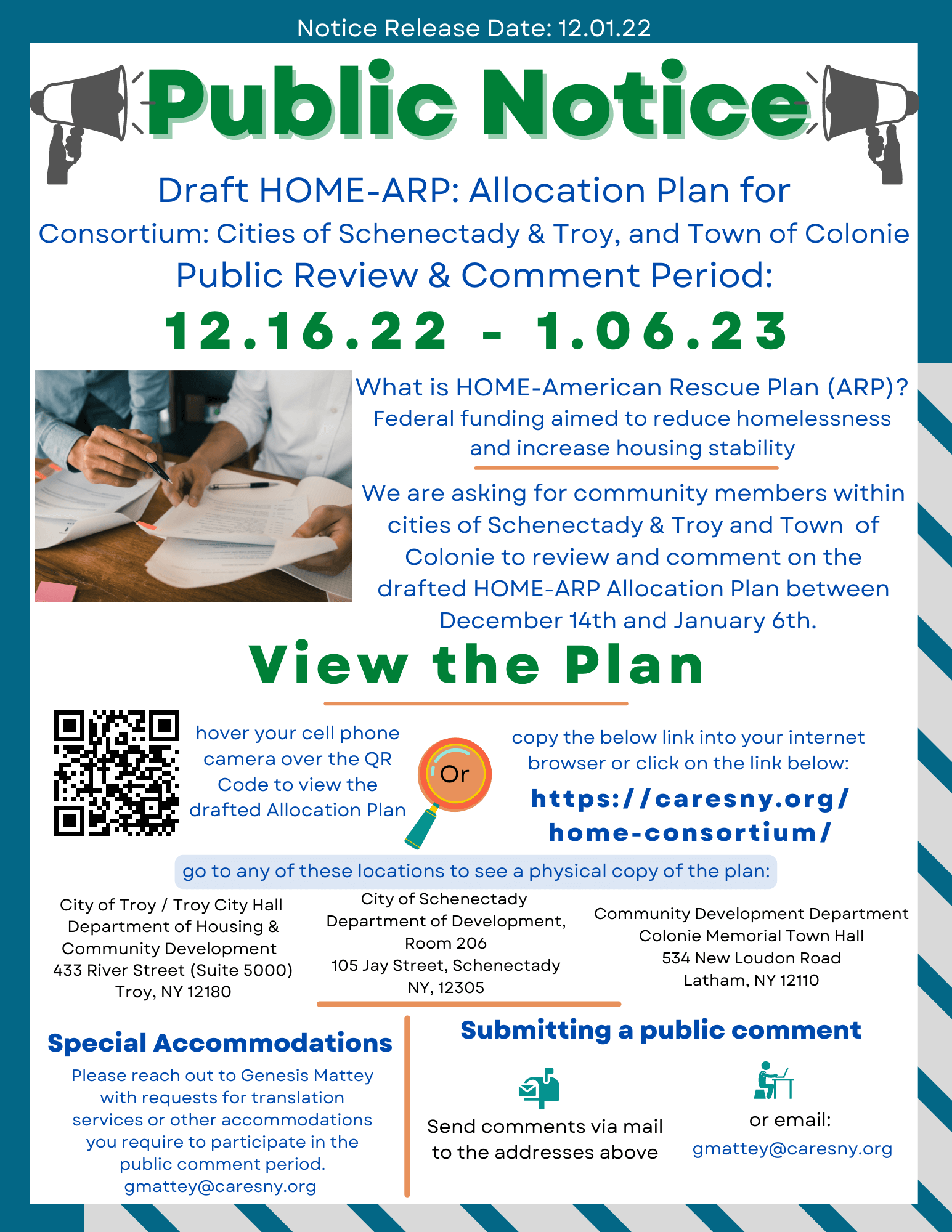 HOME-ARP Consortium – CARES of NY, Inc.